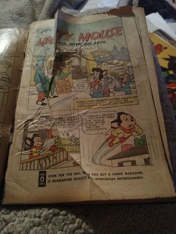 Mighty Mouse #78 June 1958 Pines Comics Silver AGE Terry Toons | Comic ...