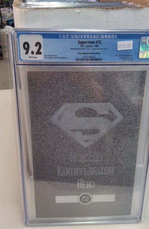 Superman #75 Platinum Edition | Comic Books - Modern Age, Marvel ...