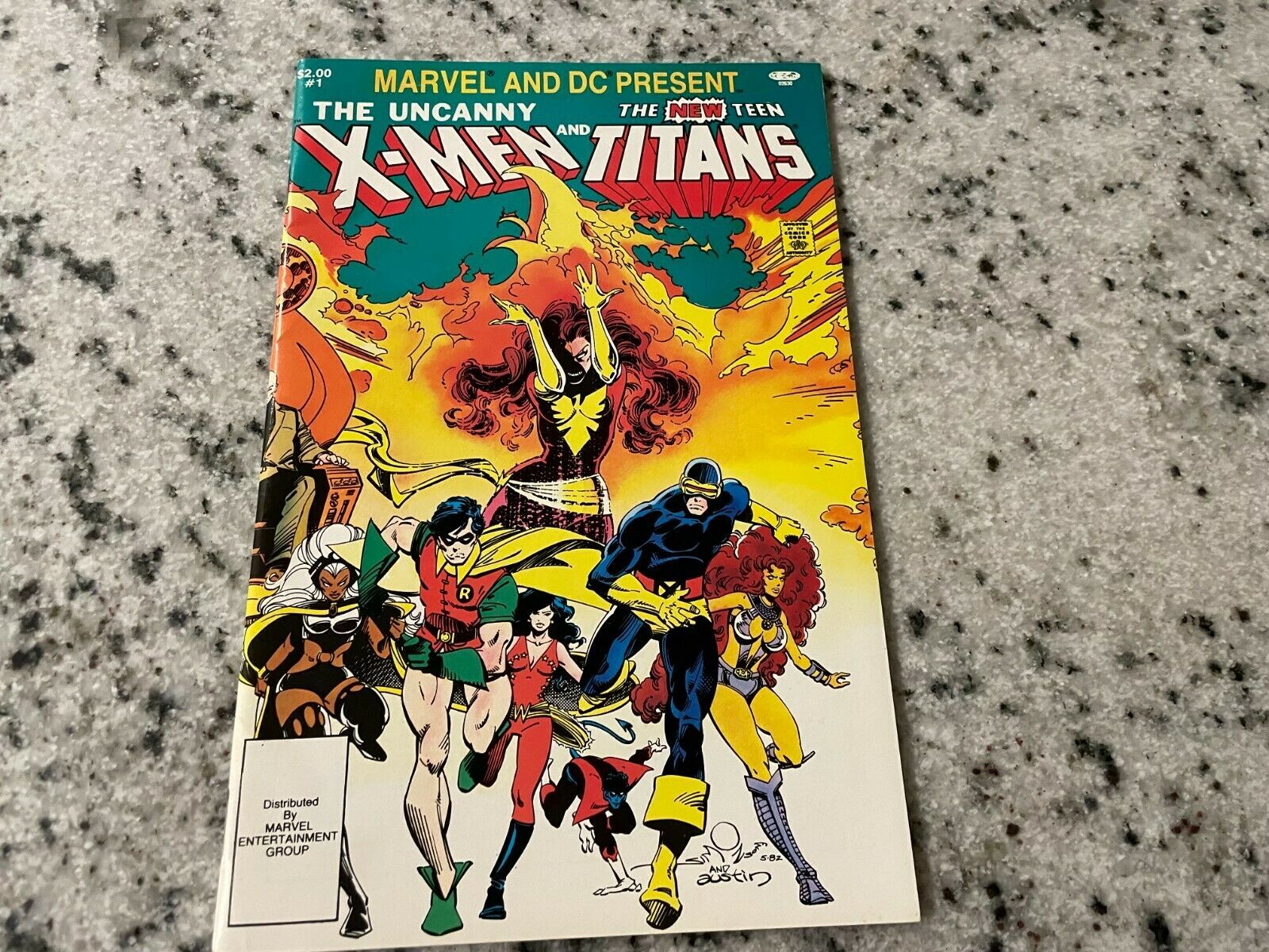 Marvel & DC Present Uncanny X-Men & New Teen Titans # 1 NM Comic Book ...
