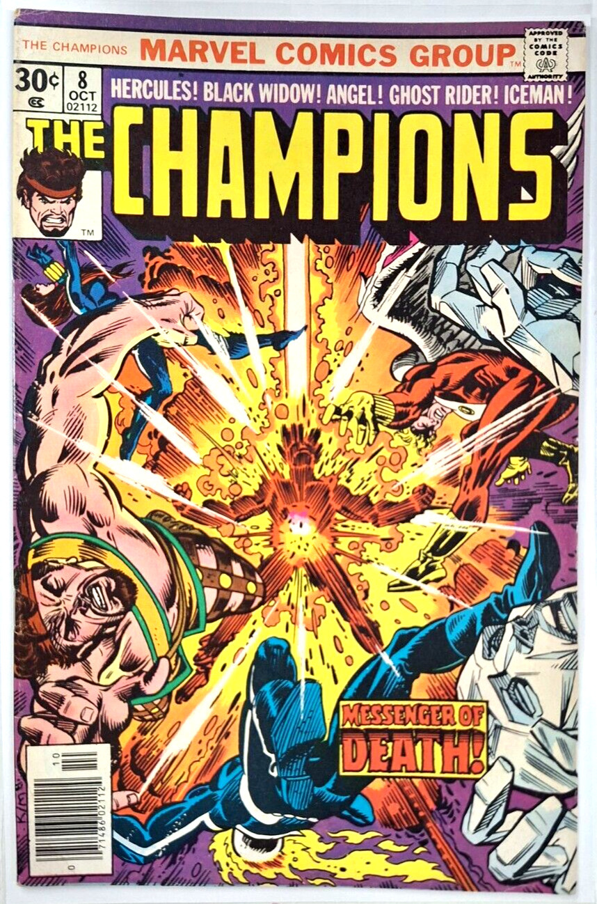 CHAMPIONS 8 (October 1976) VG Bill Mantlo, Bob Hall | Comic Books ...