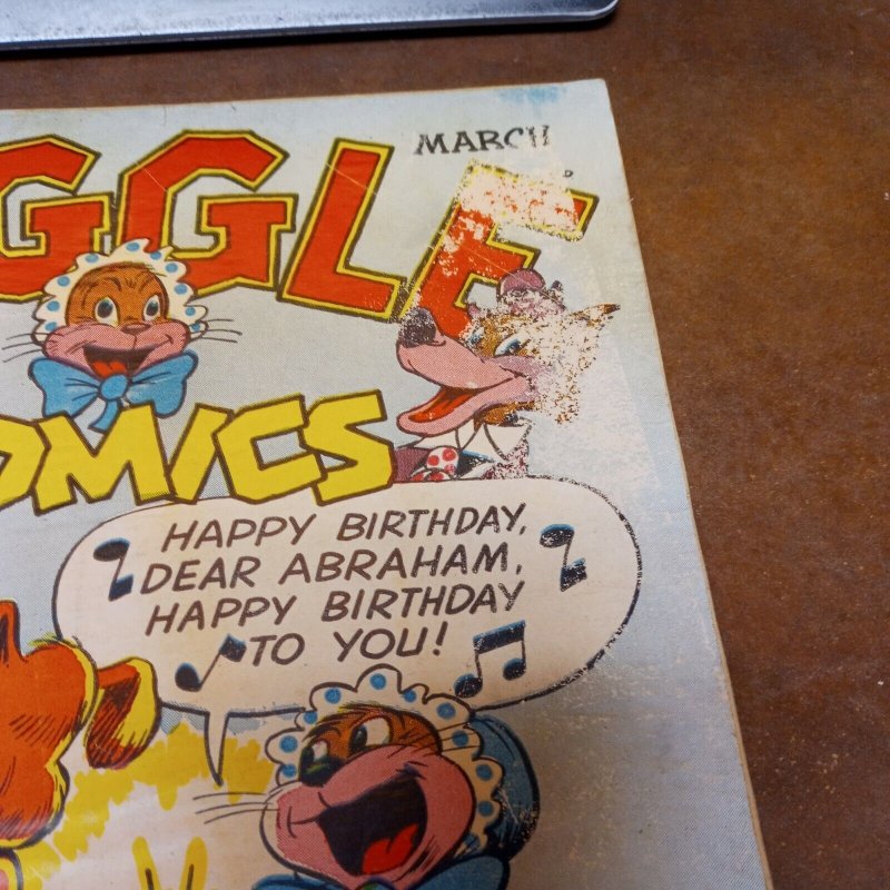 Giggle Comics #51 Golden Age 1947 Acg Cartoon Kids Abraham lincon cover ...
