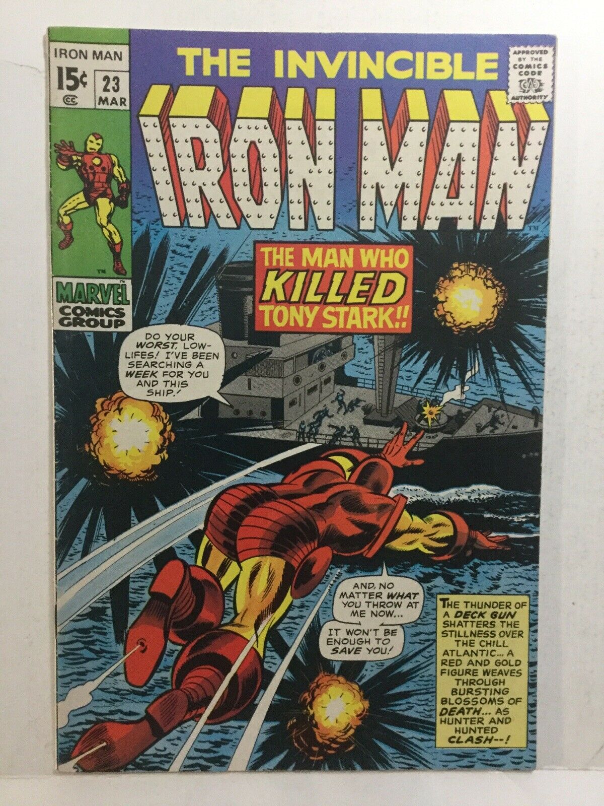 Iron Man 23 Vf Very Fine 8.0 Marvel Comics | Comic Books - Bronze Age ...
