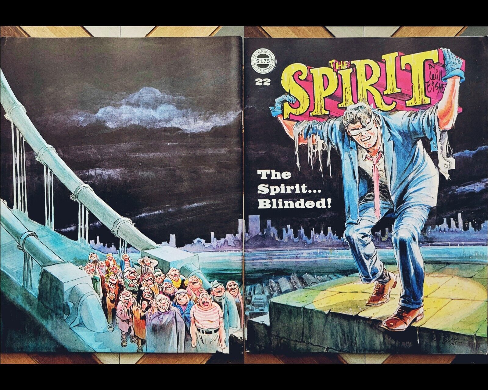 THE SPIRIT #22 VF- (Warren/Kitchen Sink 1979) Painted Cover By WILL ...