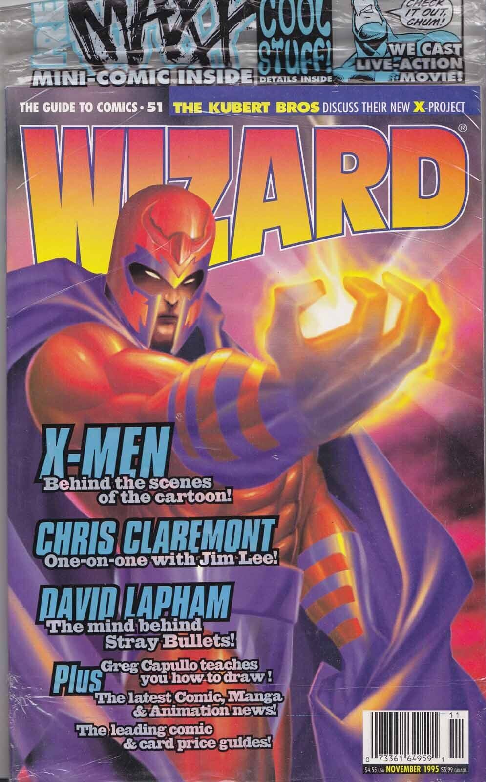 Wizard: The Comics Magazine #51 (with card) VF/NM; Wizard | w/ mini ...