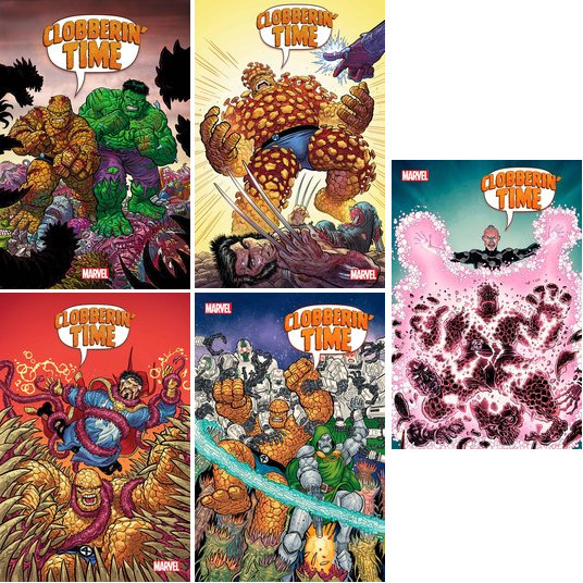 (2022) Clobberin' Time (The Thing) #1 2 3 4 5 Complete Set! #1-5 ...