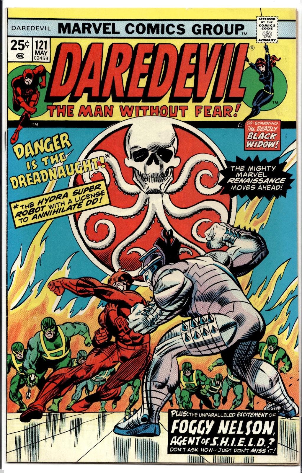 Daredevil #121 Regular Edition (1975) Daredevil | Comic Books - Bronze ...