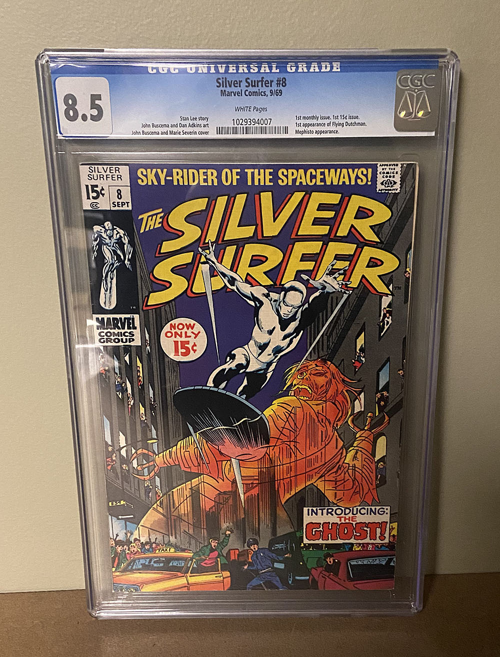 Silver Surfer #8 ( CGC 8.5 VFN+ ) 1st Flying Dutchman / 1969 | Comic ...