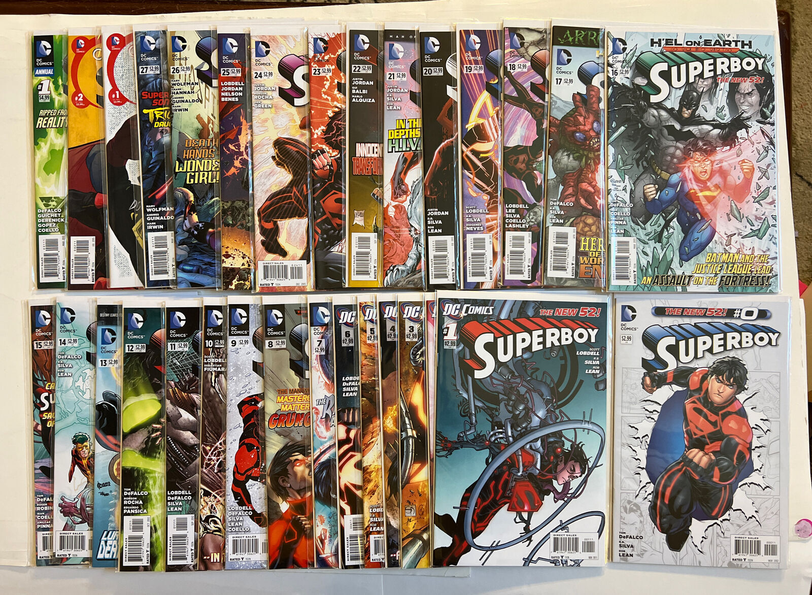Superboy #1-27 + 0 + Annual + Convergence 1 2 (Lot Of 31 DC Comics) New ...