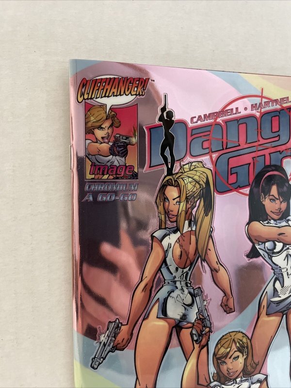 Danger Girl #1 A-GO-GO Chromium Edtion J. Scott Campbell NM ... Danger Girl #1 A-GO-GO Chromium Edtion J. Scott Campbell NM ...