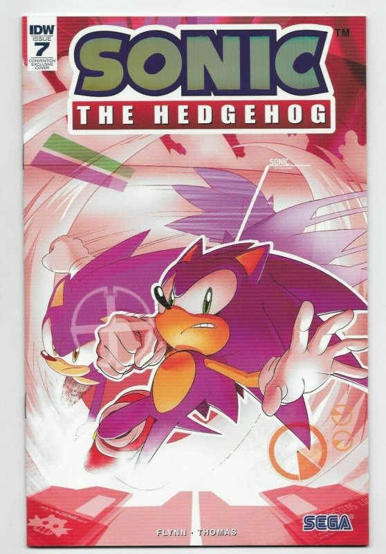 Sonic the Hedgehog #7 IDW SDCC 2018 Convention Exclusive Foil Variant ...