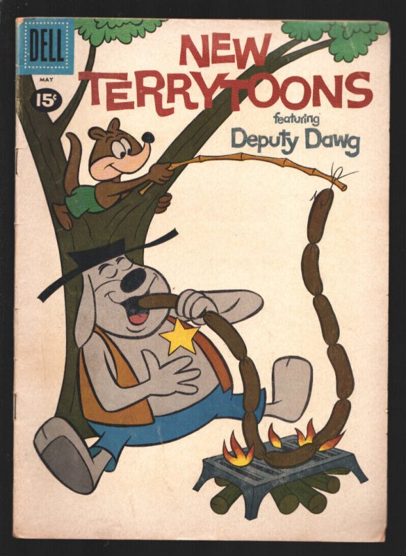 New Terrytoons #4 1961-Dell-Deputy Dawg cover & stories-Dinky Duck-VG+ ...