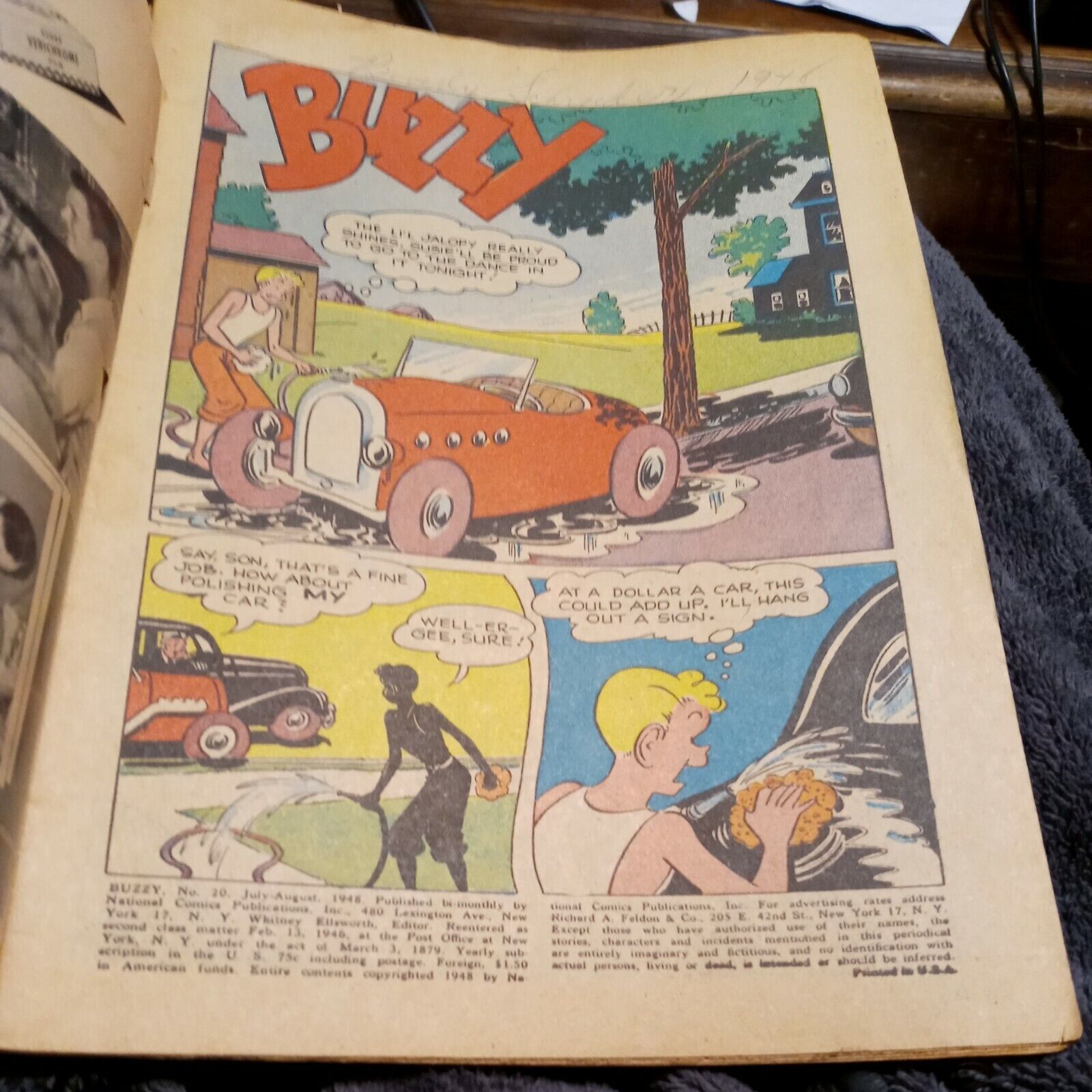 Buzzy #20 dc comics 1948 golden age precode teen humor cartoon good ...