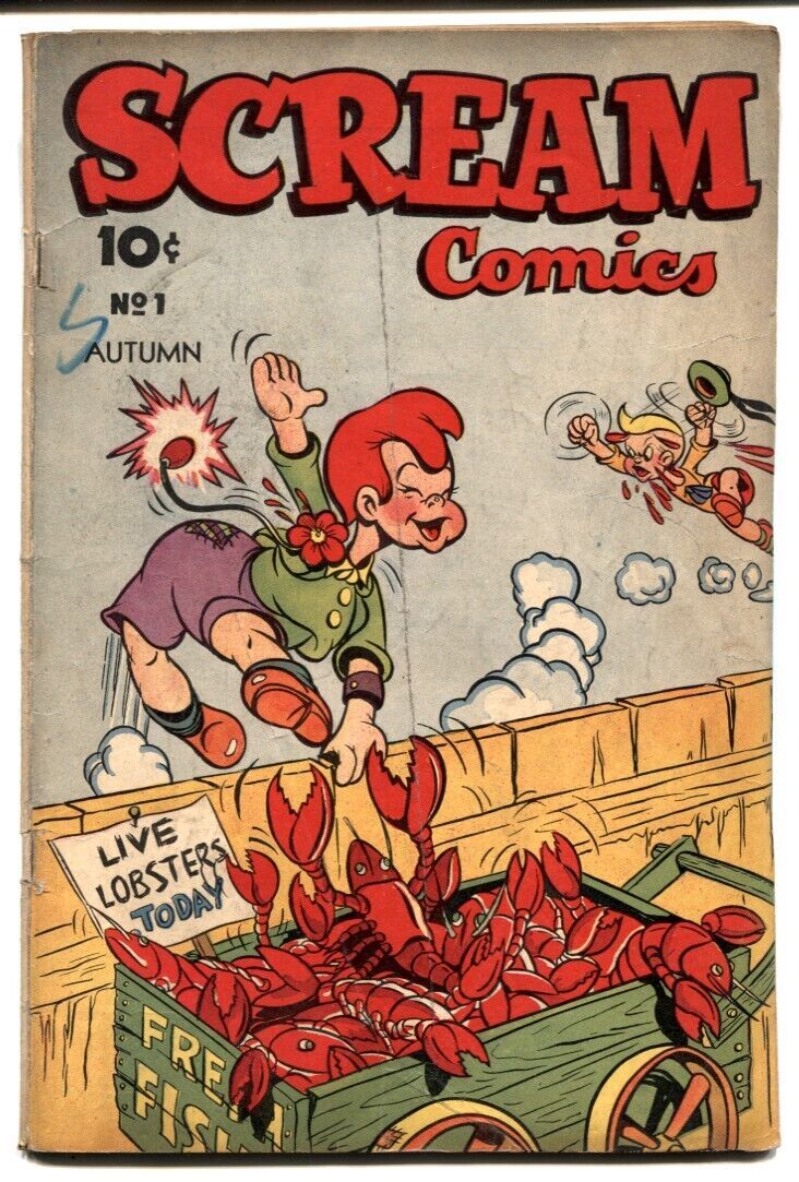 Scream Comics #1 1944- Golden Age Humor G/VG | Comic Books - Golden Age ...