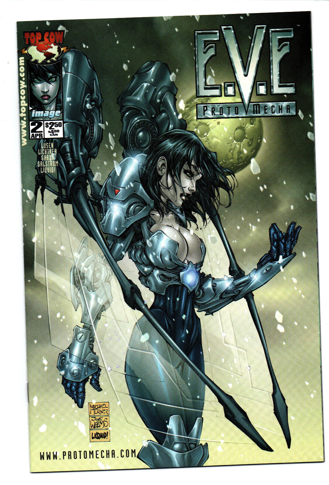 EVE Proto Mecha #2 C Variant - Top Cow - 2000 - NM | Comic Books - Modern Age, Image Comics ...