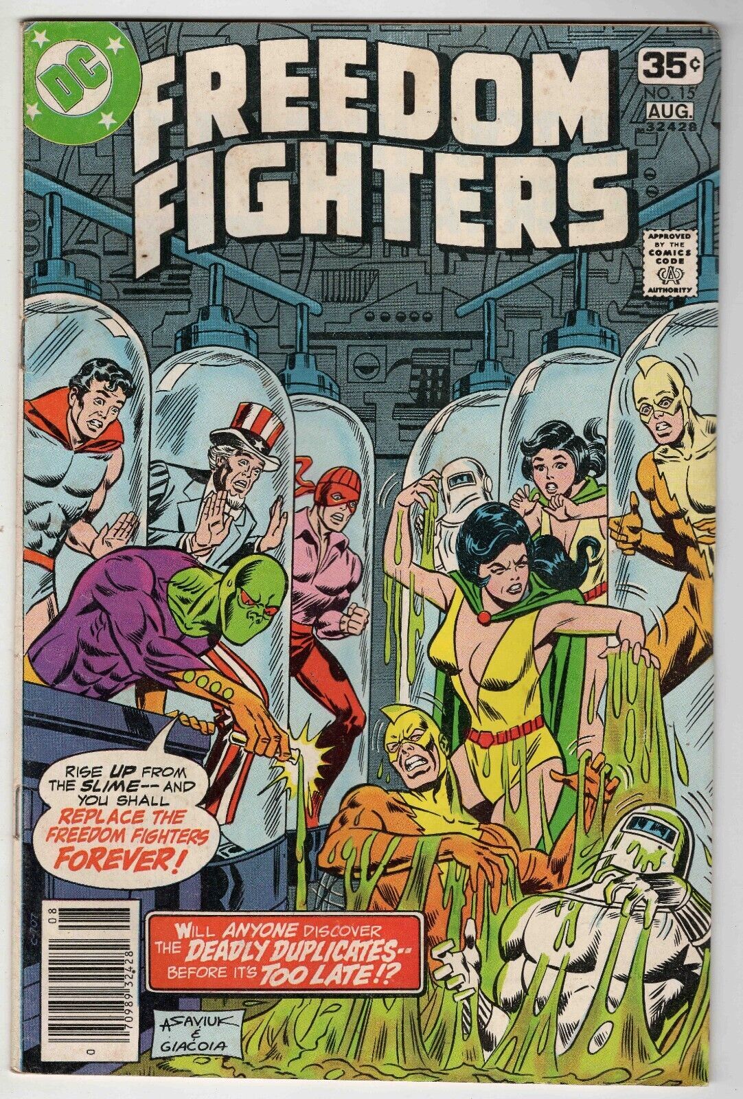 Freedom Fighters #15 VINTAGE 1978 DC Comics | Comic Books - Bronze Age ...