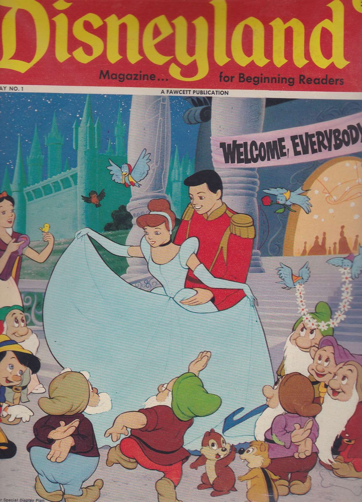 Disneyland Magazine (Fawcett) #1 VG ; Fawcett | low grade comic ...