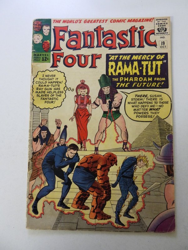 Fantastic Four #19 (1963) 1st appearance of Rama-Tut GD/VG see ...