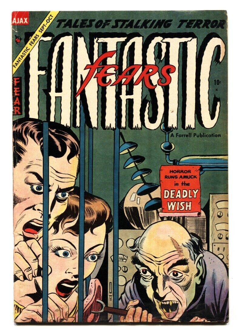 Fantastic Fears #9 1954-Pre-Code horror-torture-wild cover! | Comic ...