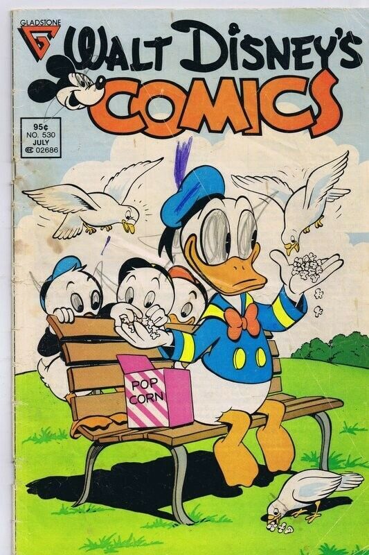 Walt Disney's Comics and Stories #530 ORIGINAL Vintage 1988 Gladstone ...