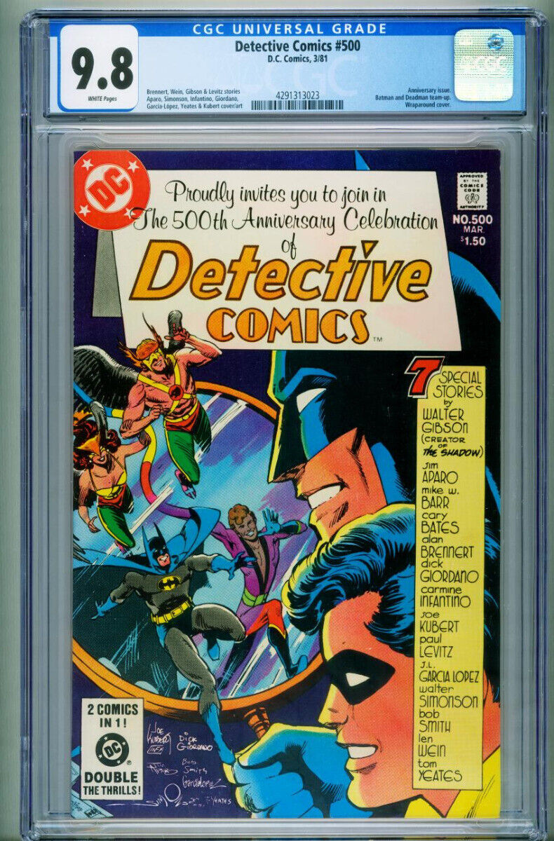 Detective #500 CGC 9.8 1981-Batman-Anniversary-comic book- 4291313023 ...