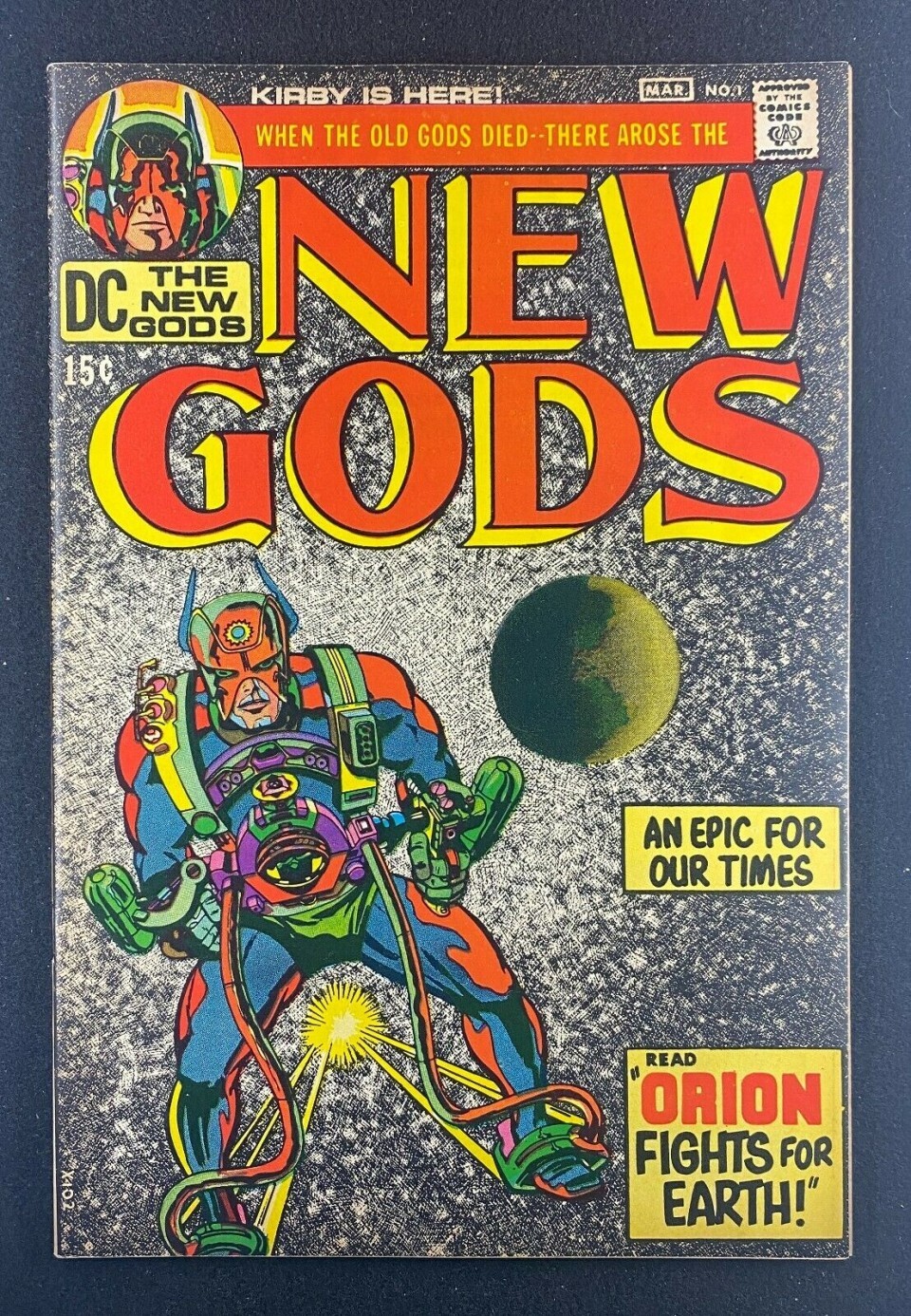 New Gods (1971) #1 VF- (7.5) 1st App Orion Lightray Metron Highfather ...