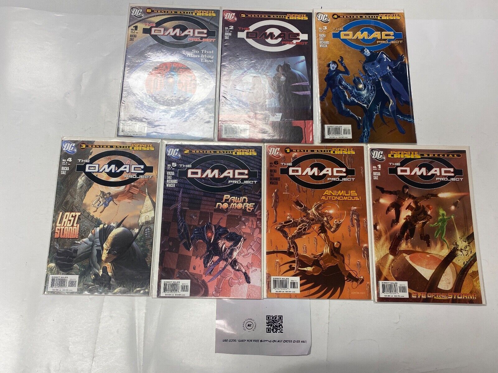 7 Omac Project DC comic books #1 2 3 4 5 6 Special 69 RC3 | Comic Books ...