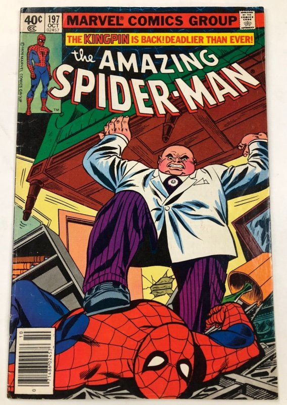 SPIDERMAN 197 (October 1979) VG-F Marv Wolfman, Sal Busceme, Mooney ...