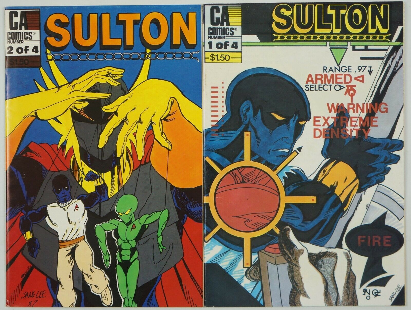Sulton #1-2 VF+ complete series - sang lee - CA comics set lot 1987 ...