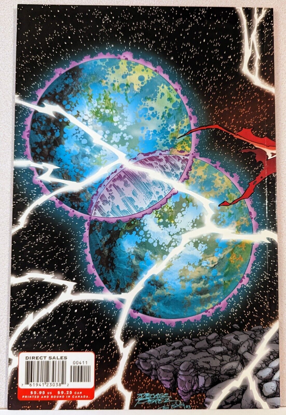 Avengers Jla 4 Nm Marvel Dc Crossover Signed By George Perez Rare