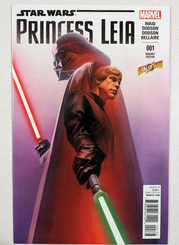Princess Leia 1 Alex Ross Color Variant NM Star Wars Ross Store ...