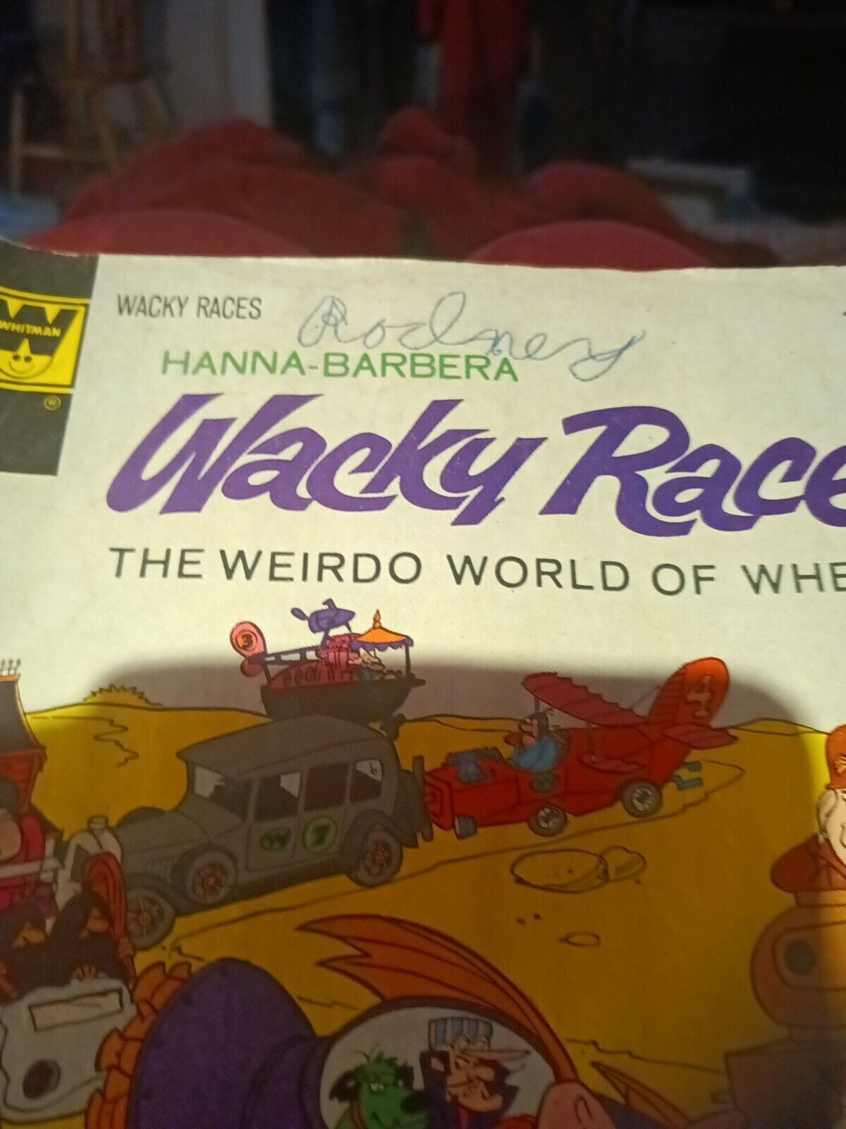 Wacky Races #7 Comic Book Hanna Barbera 1972 Whitman Penelope Pitstop ...