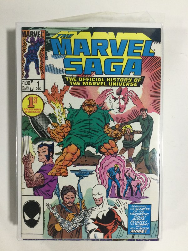 The Marvel Saga The Official History of the Marvel Universe #1 (1985 ...