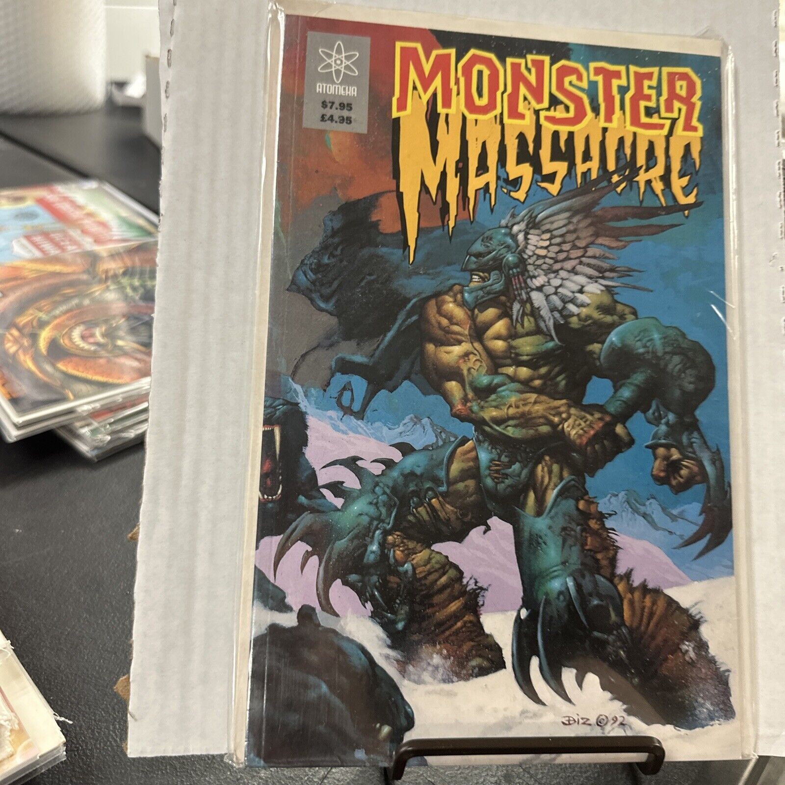 Monster Massacre #1 Comic Book (1993 Atomeka) bagged from printing ...