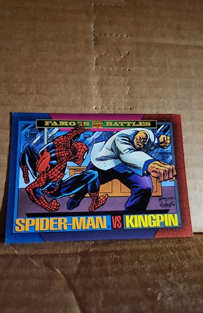 1993 Marvel Universe #169 Spider-Man vs Kingpin | Comic Collectibles ...
