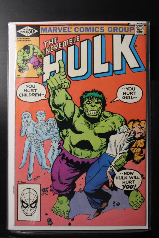 The Incredible Hulk #264 British Variant (1981) | Comic Books - Bronze ...