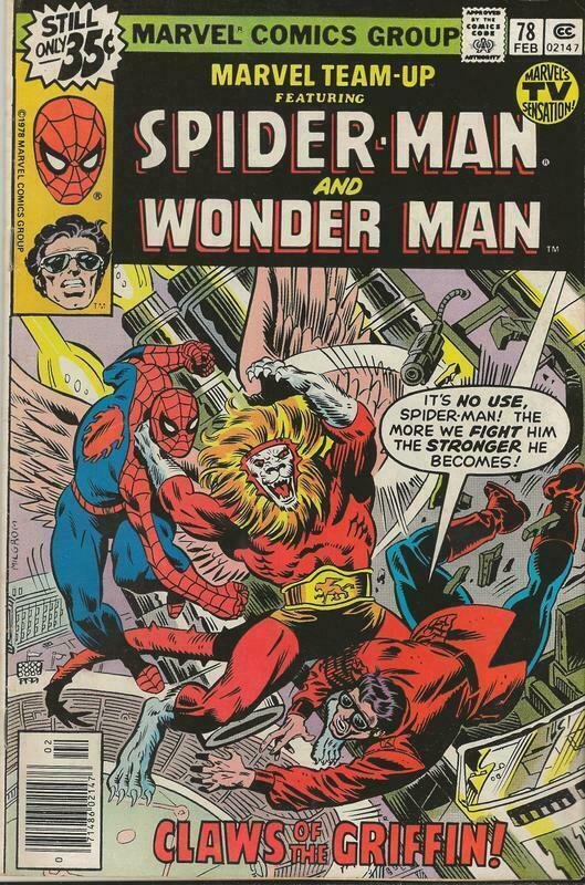 Marvel Team Up #78 ORIGINAL Vintage 1979 Spider-Man Wonder Man Griffin ...