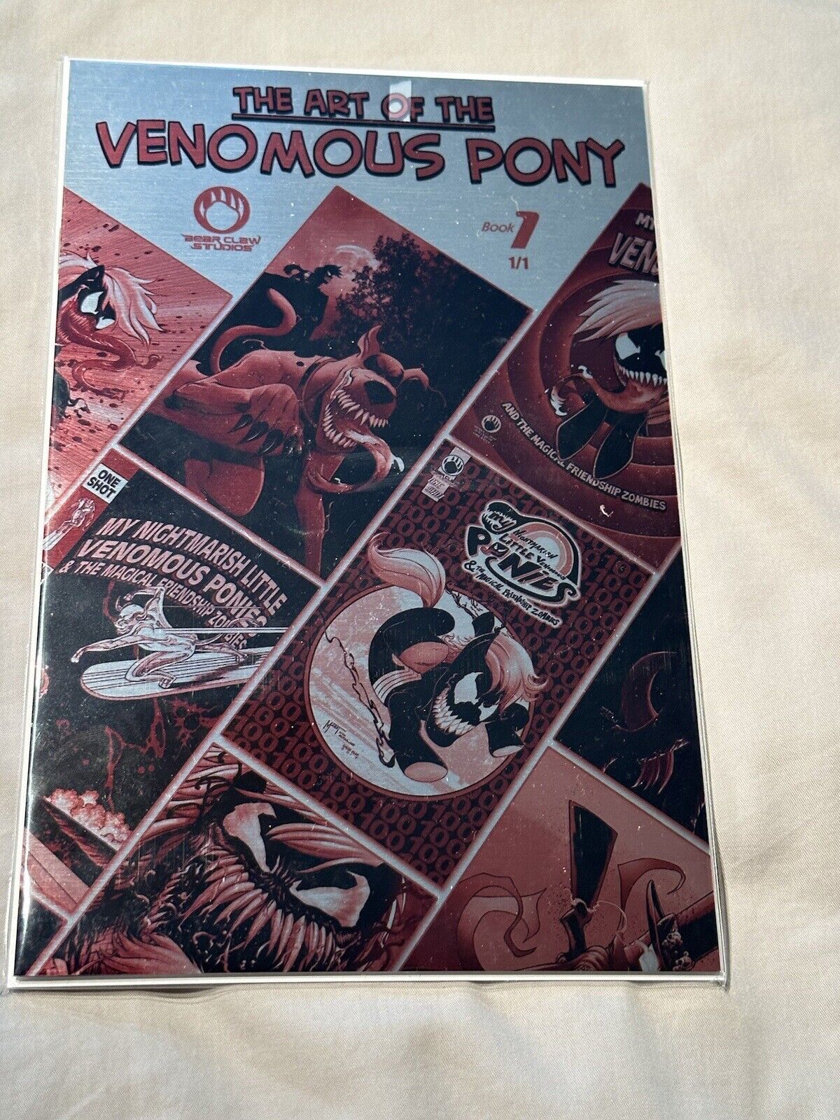 My Nightmarish Little Venomous Ponies Art of Pony ASM 300 homage Red ...