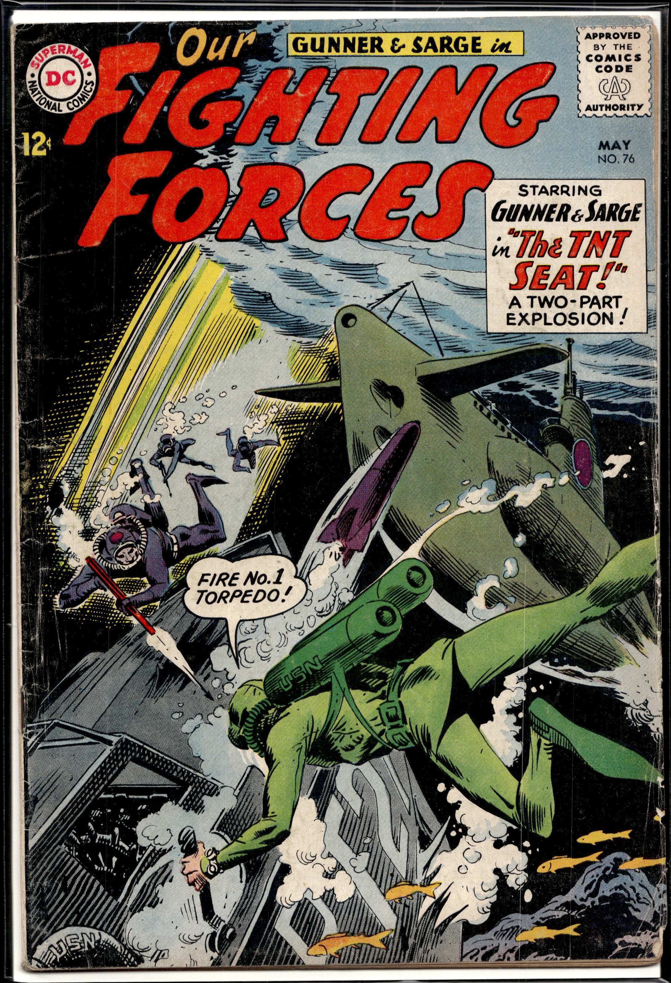 Our Fighting Forces #76 (1963) Gunner and Sarge | Comic Books - Silver ...