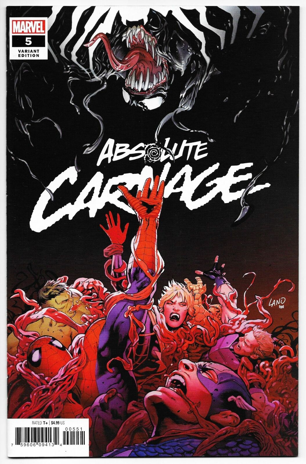 Absolute Carnage #5 Greg Land Variant (Marvel, 2020) NM | Comic Books ...