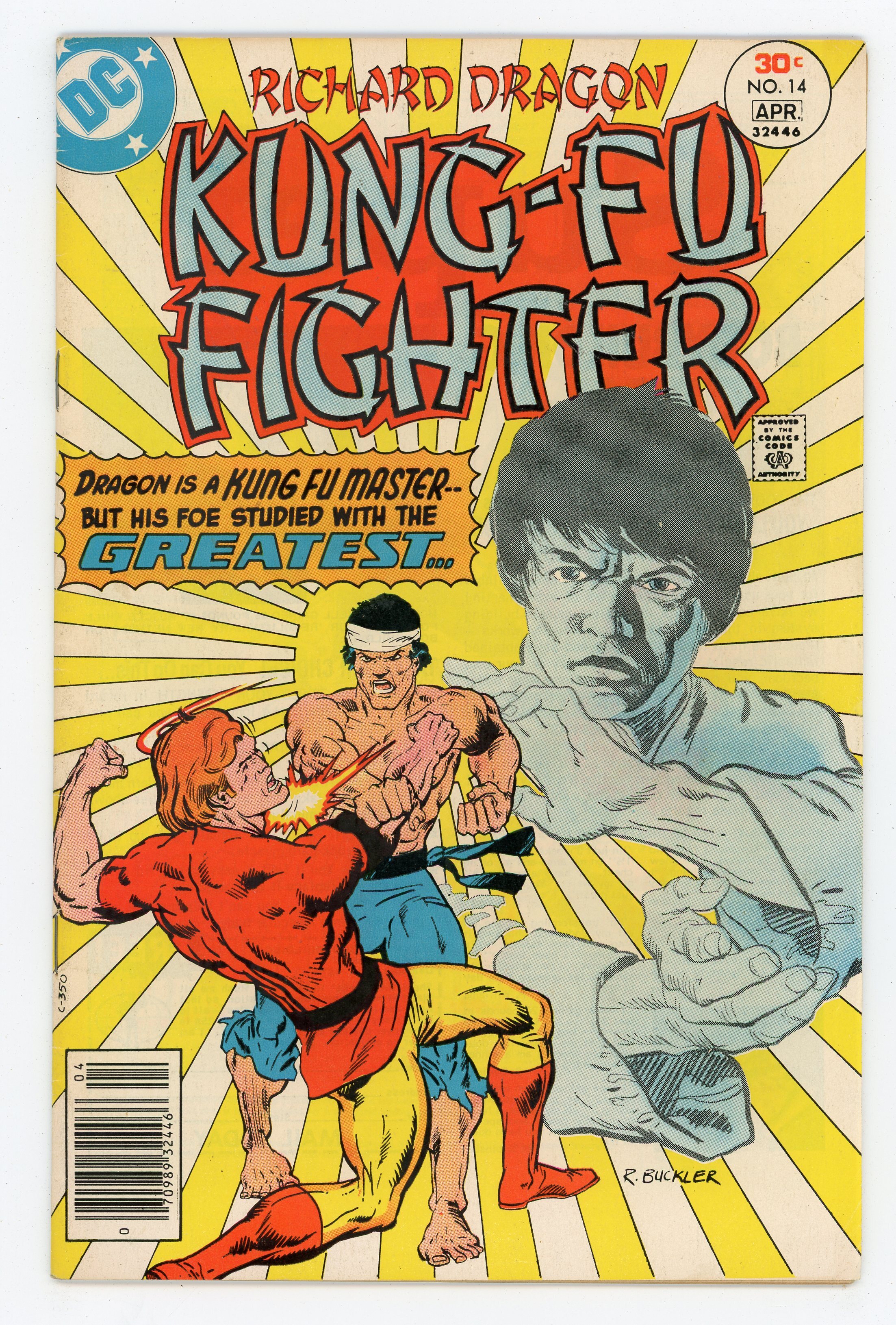 Richard Dragon, Kung Fu Fighter #14 Lady Shiva Bruce Lee VF+ | Comic ...