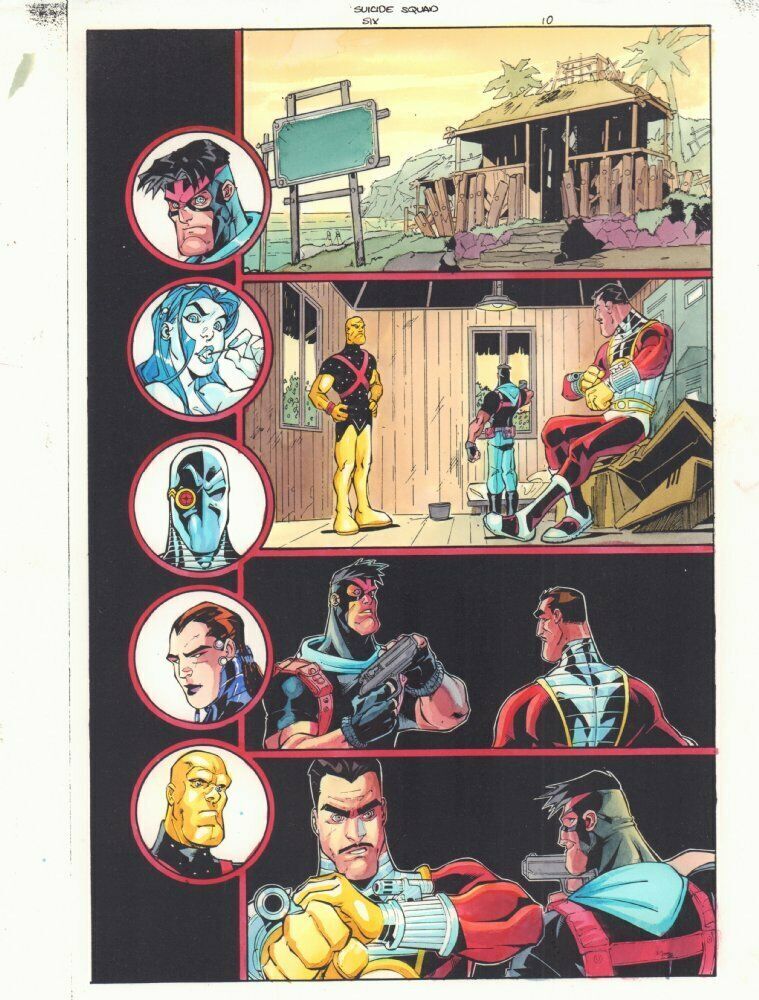 Suicide Squad #6 p.10 Color Guide Art - Major Disaster by John Kalisz ...
