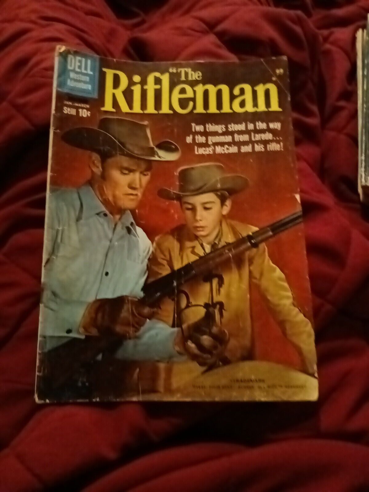 RIFLEMAN 2 dell comics 1960 silver age western chuck connors photo ...