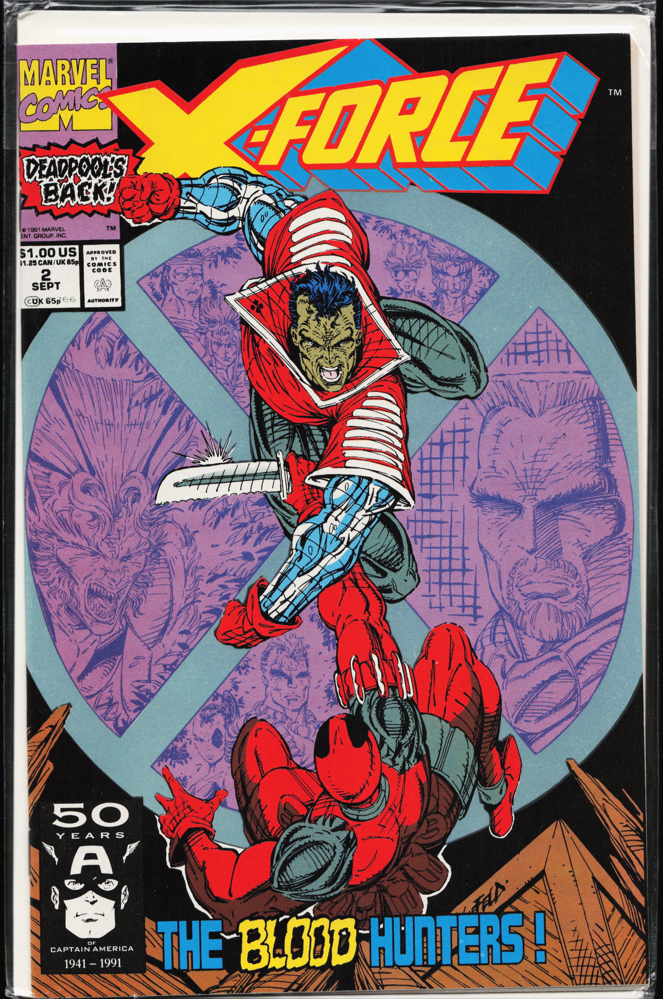 X-Force #2 Direct Edition (1991) X-Force [Key Issue] | Comic Books ...