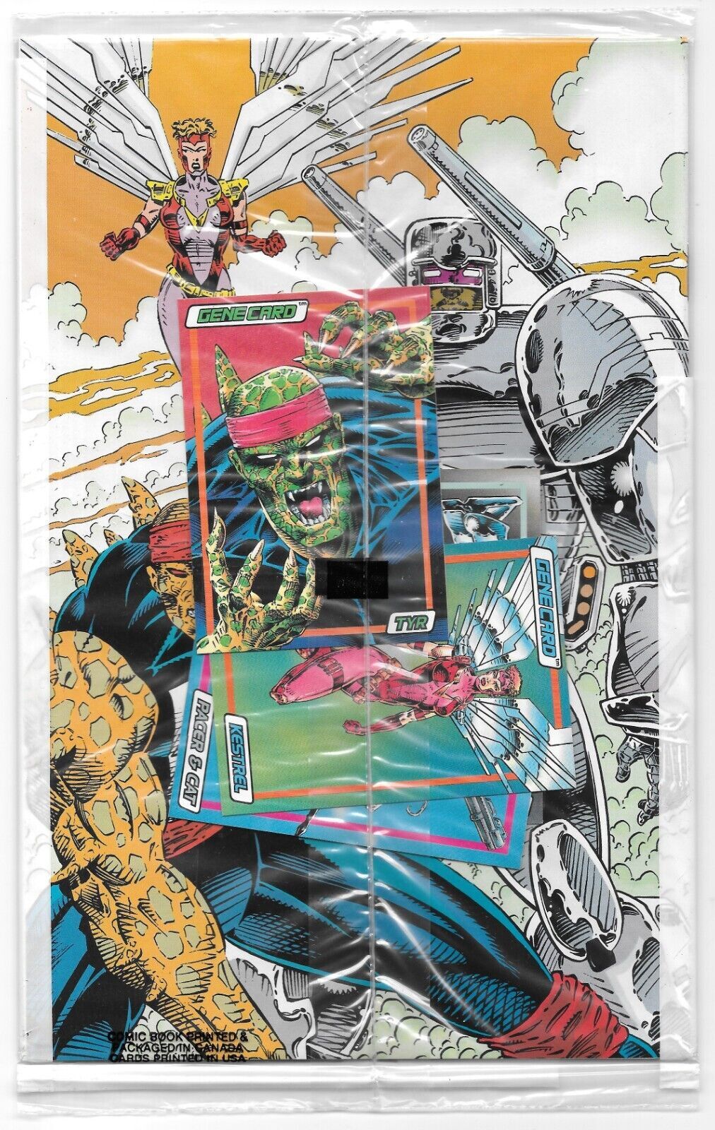 Gene Dogs #1 (10/1993) DC Comics Sealed Polybag 4 X Trafing Cards Gene ...