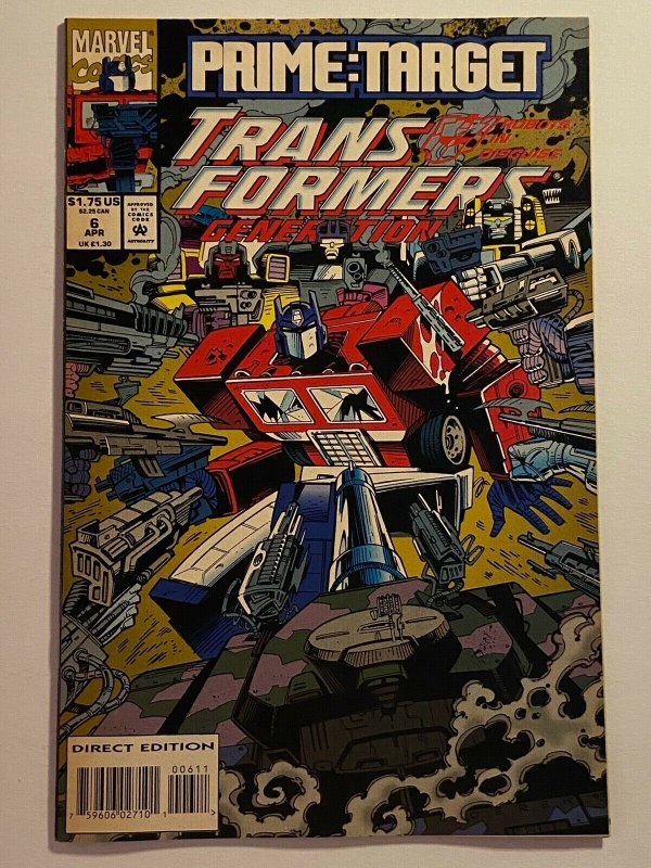 Transformers Generation 2 #6 Optimus Prime Megatron 1994 Marvel Comics ...