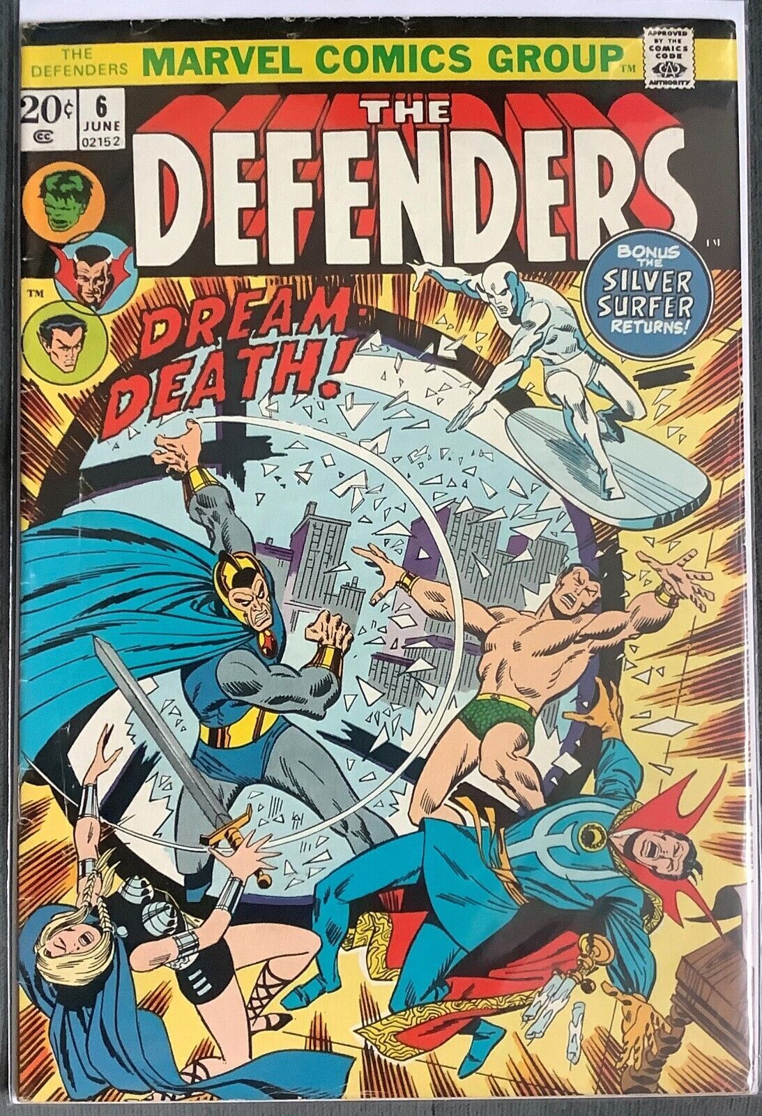 Defenders #6 (1973, Marvel) FN+ | Comic Books - Bronze Age, Marvel ...