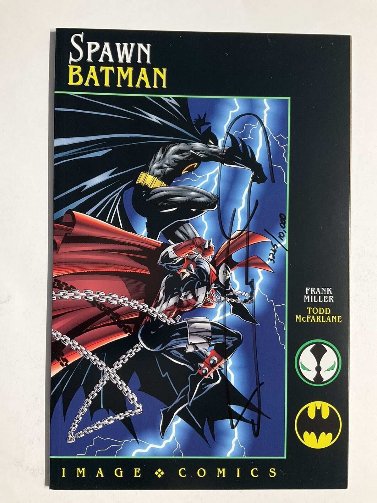 Spawn Batman Signed by Frank Miller W COA Image | Comic Books - Modern ...