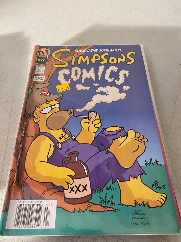 Simpsons Comics Itchy Scratcy Bartman Treasure Trove Bongo Series You Pick | Comic Books ...