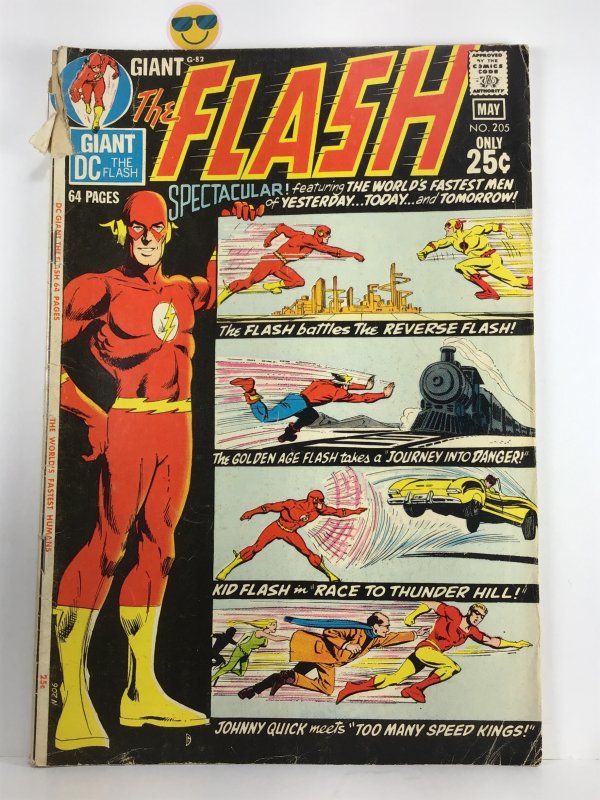 The Flash #205 (1971) Giant size reverse flash, golden flash, Johnny ...