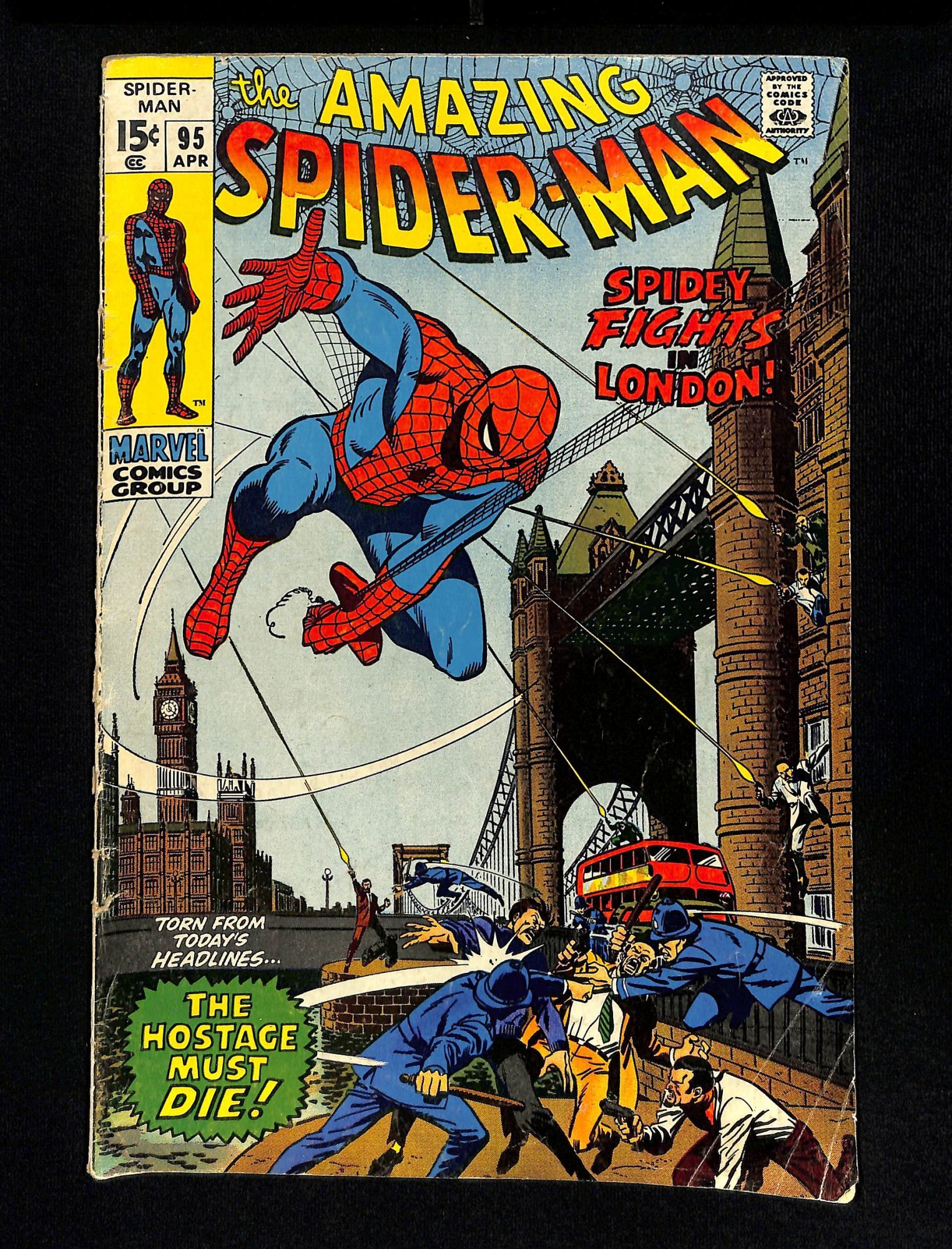 Amazing Spider-Man #95 Spidey in London! | Full Runs & Sets, Marvel ...